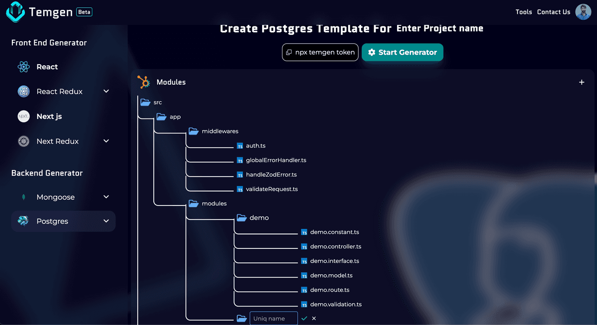 TemGen - The Ultimate Template Generator